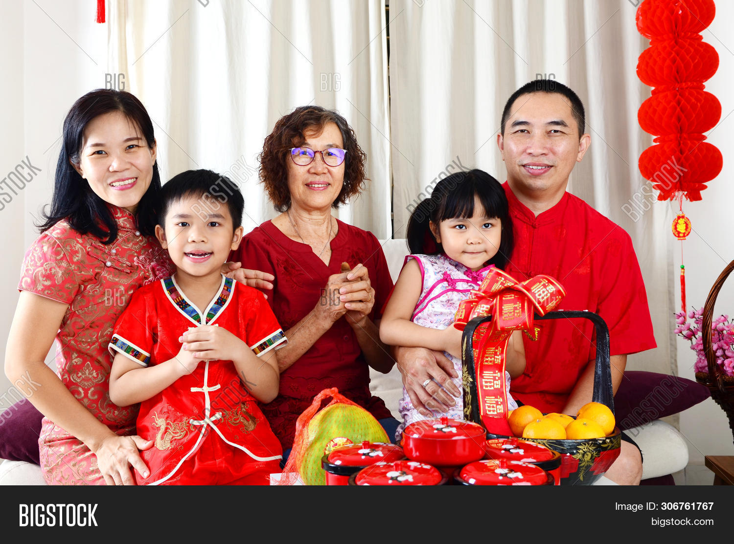 Asian Family Celebrate Image & Photo (Free Trial) | Bigstock