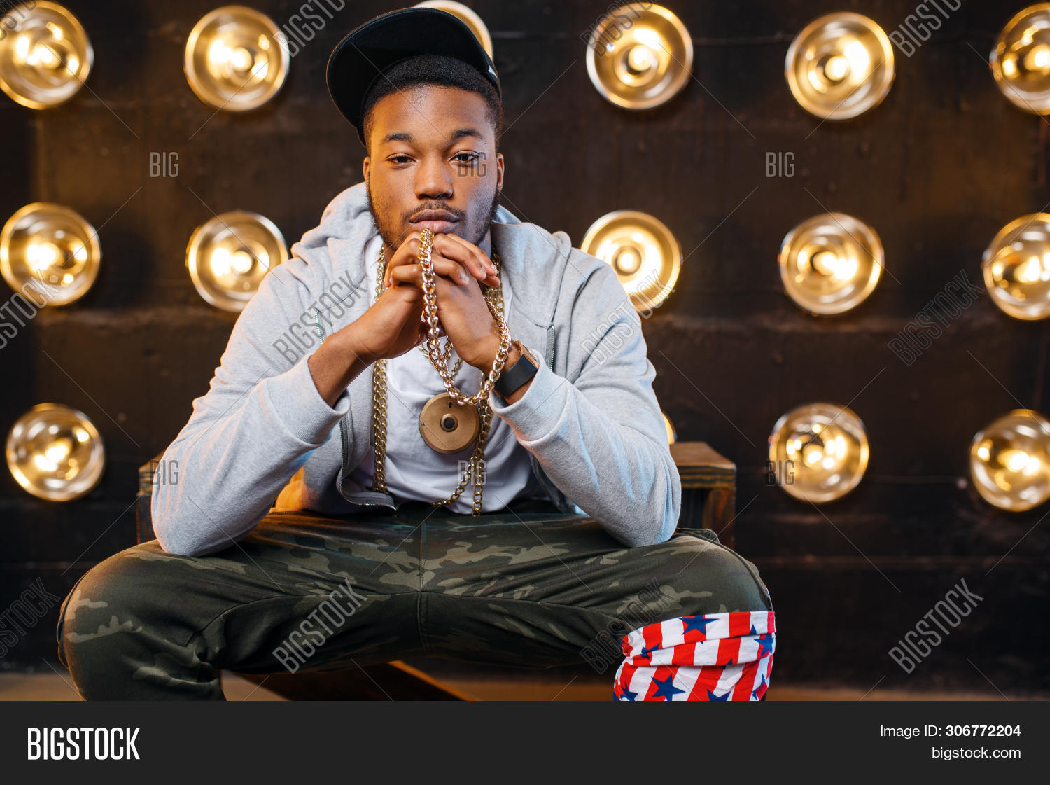 Black Rapper Cap Poses Image & Photo (Free Trial) | Bigstock