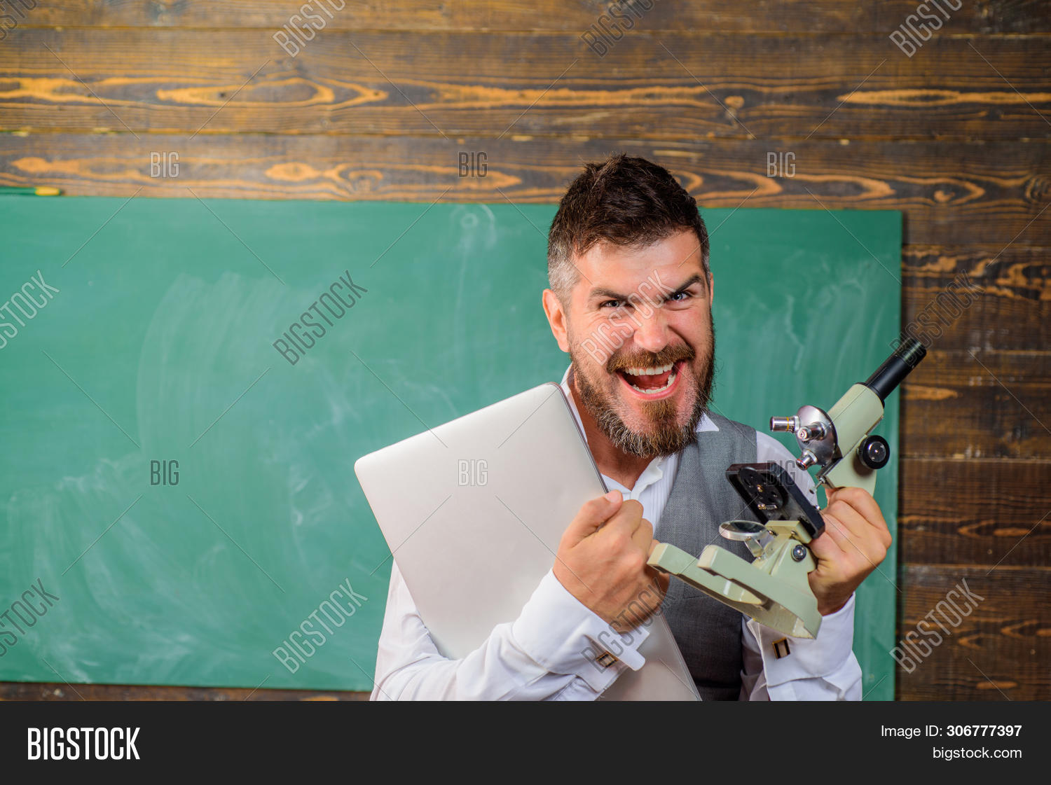 Angry Docent Laptop Image & Photo (Free Trial) | Bigstock