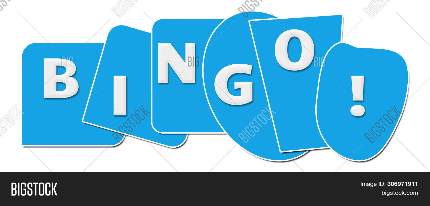 Bingo Text Written Image & Photo (Free Trial) | Bigstock