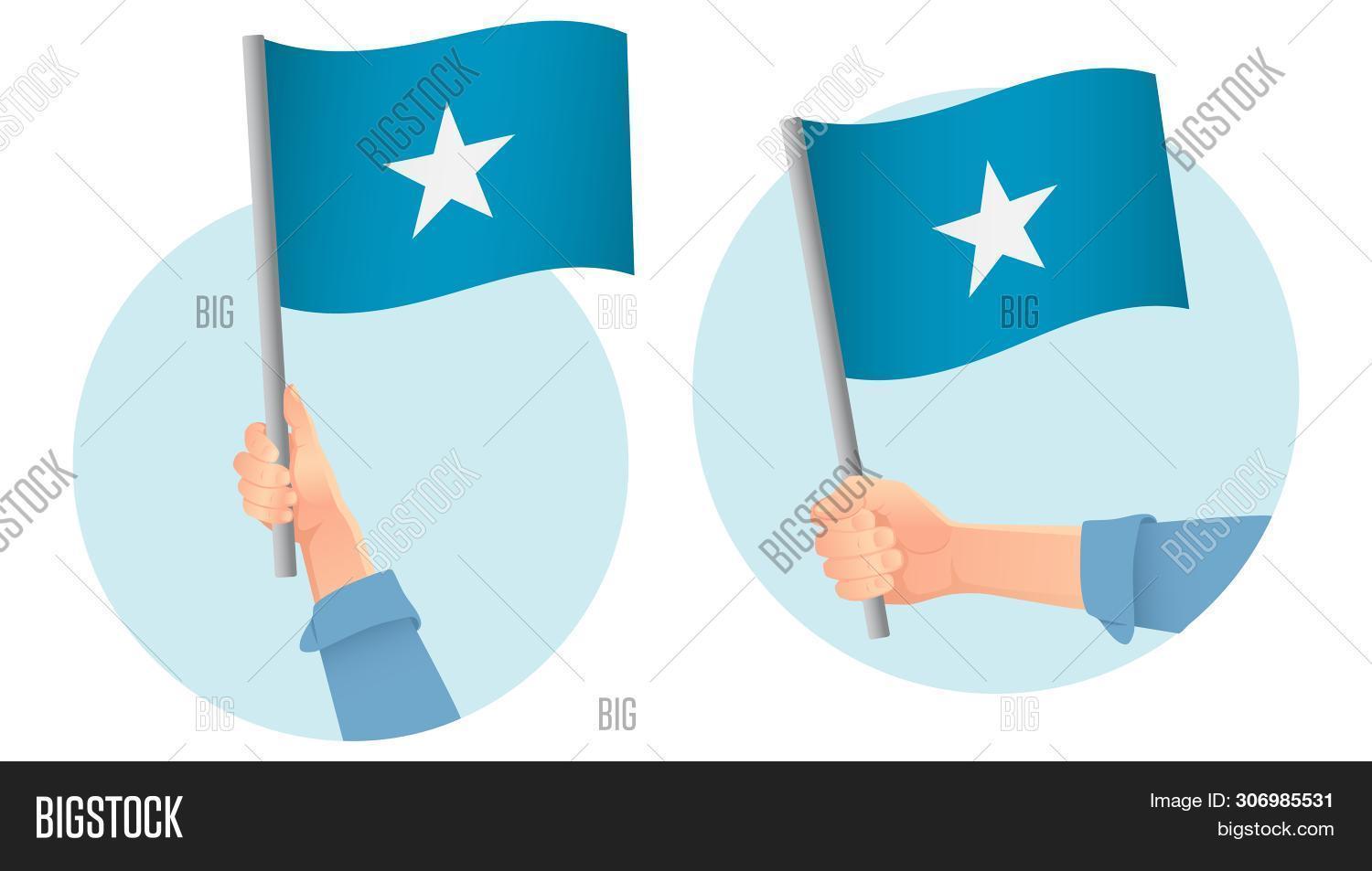 Somalia Flag Hand. Image & Photo (Free Trial) | Bigstock