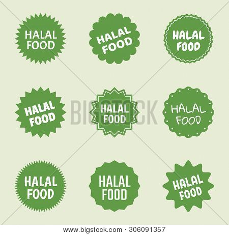 Halal Food Icon Set, Vector & Photo (Free Trial) | Bigstock