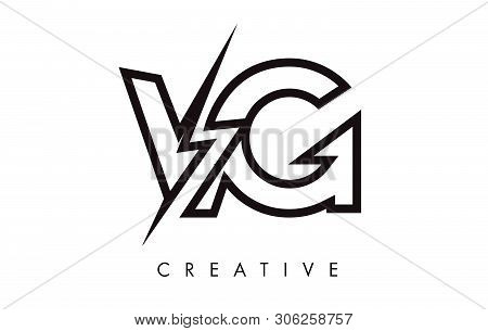 Vg Letter Logo Design Vector & Photo (Free Trial) | Bigstock