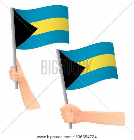 Bahamas Flag Hand. Vector & Photo (Free Trial) | Bigstock