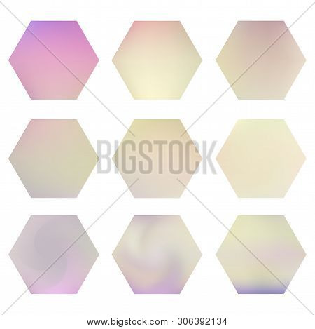 Hexagonal Gradients Vector & Photo (Free Trial) | Bigstock