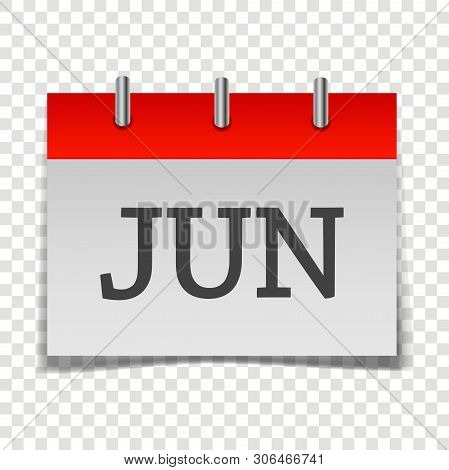 Calendar Month June Vector & Photo (Free Trial) | Bigstock