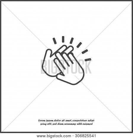 Applause Icon. Symbol Vector & Photo (Free Trial) | Bigstock