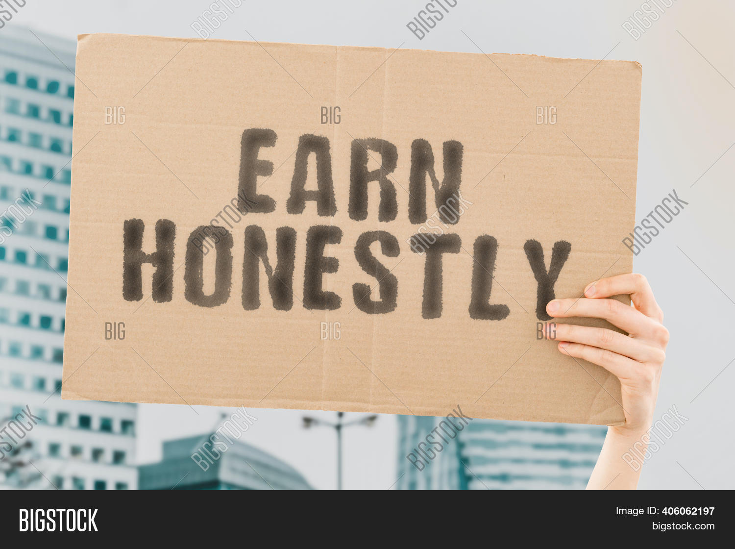 Phrase " Earn Honestly Image & Photo (Free Trial) | Bigstock