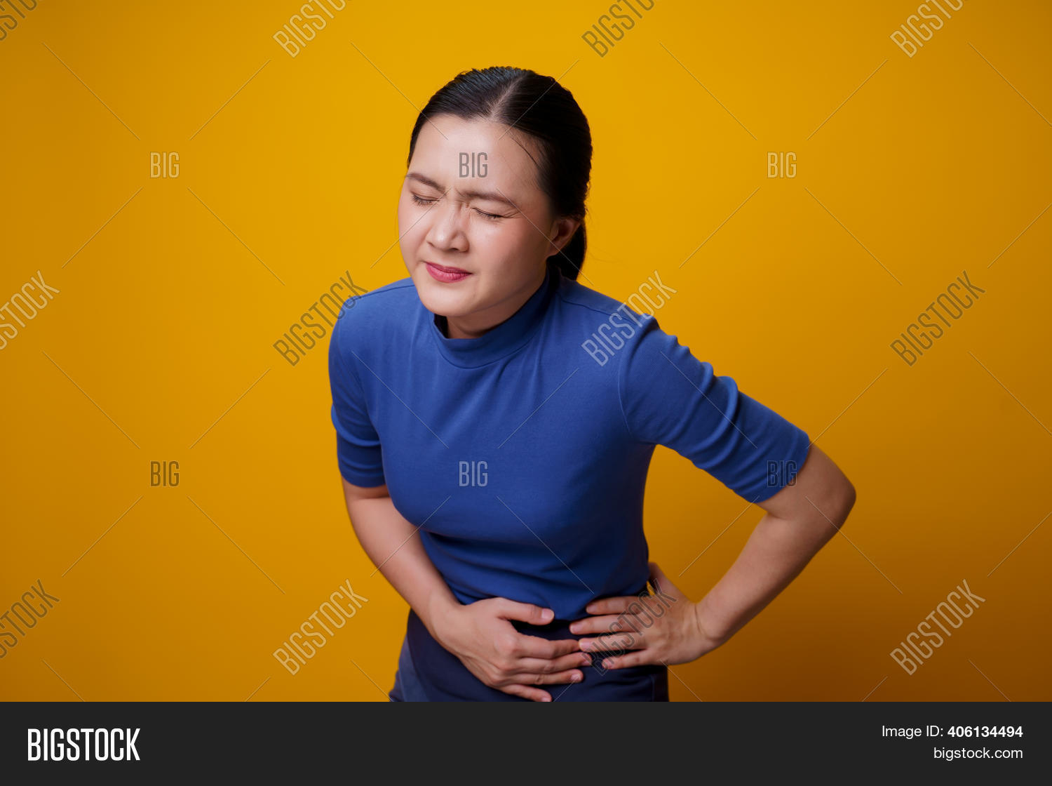 Woman Sick Stomach Image & Photo (Free Trial) | Bigstock
