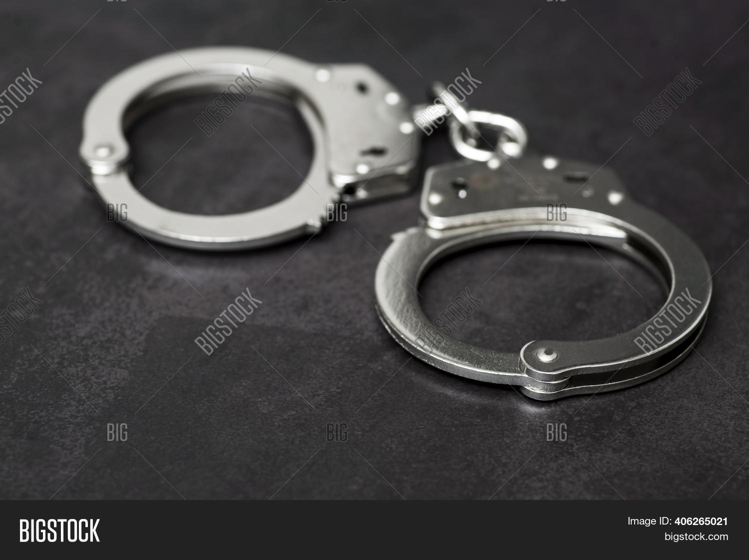 Metal Handcuffs On Image & Photo (Free Trial) | Bigstock