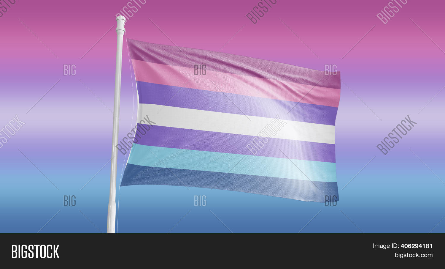 Bigender Pride Flag. Image & Photo (Free Trial) | Bigstock