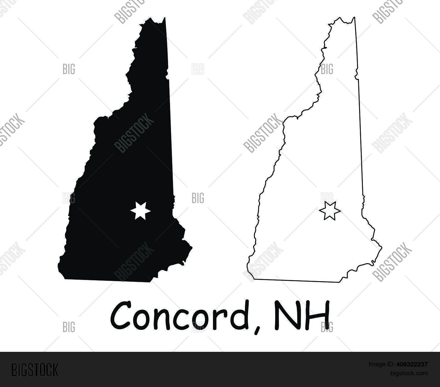 New Hampshire Nh Vector & Photo (Free Trial) | Bigstock