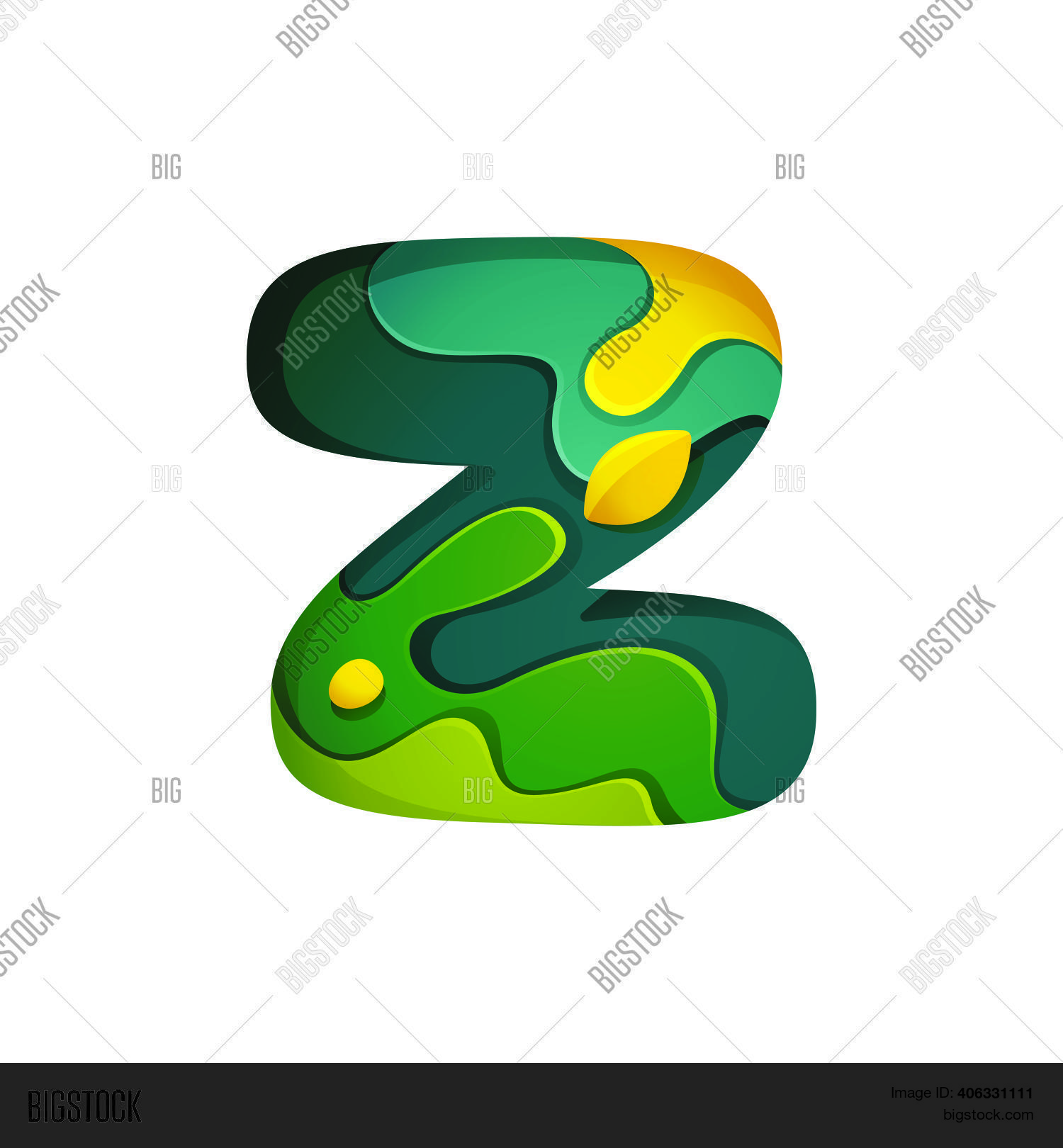 Paper Cut Letter Z Vector & Photo (Free Trial) | Bigstock