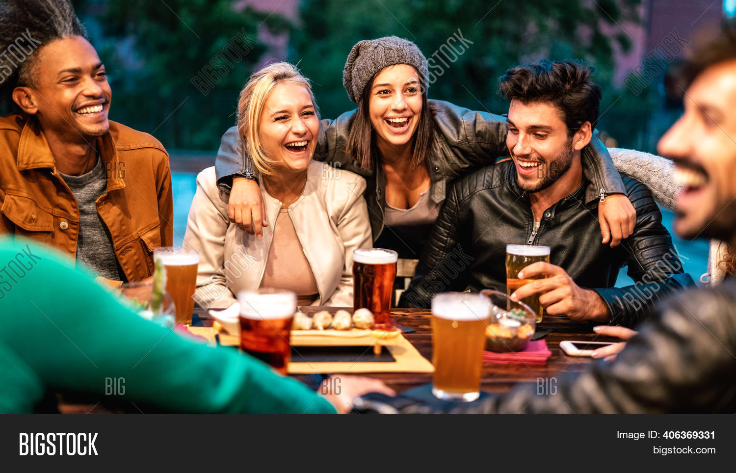 Happy Friends Drinking Image & Photo (Free Trial) | Bigstock