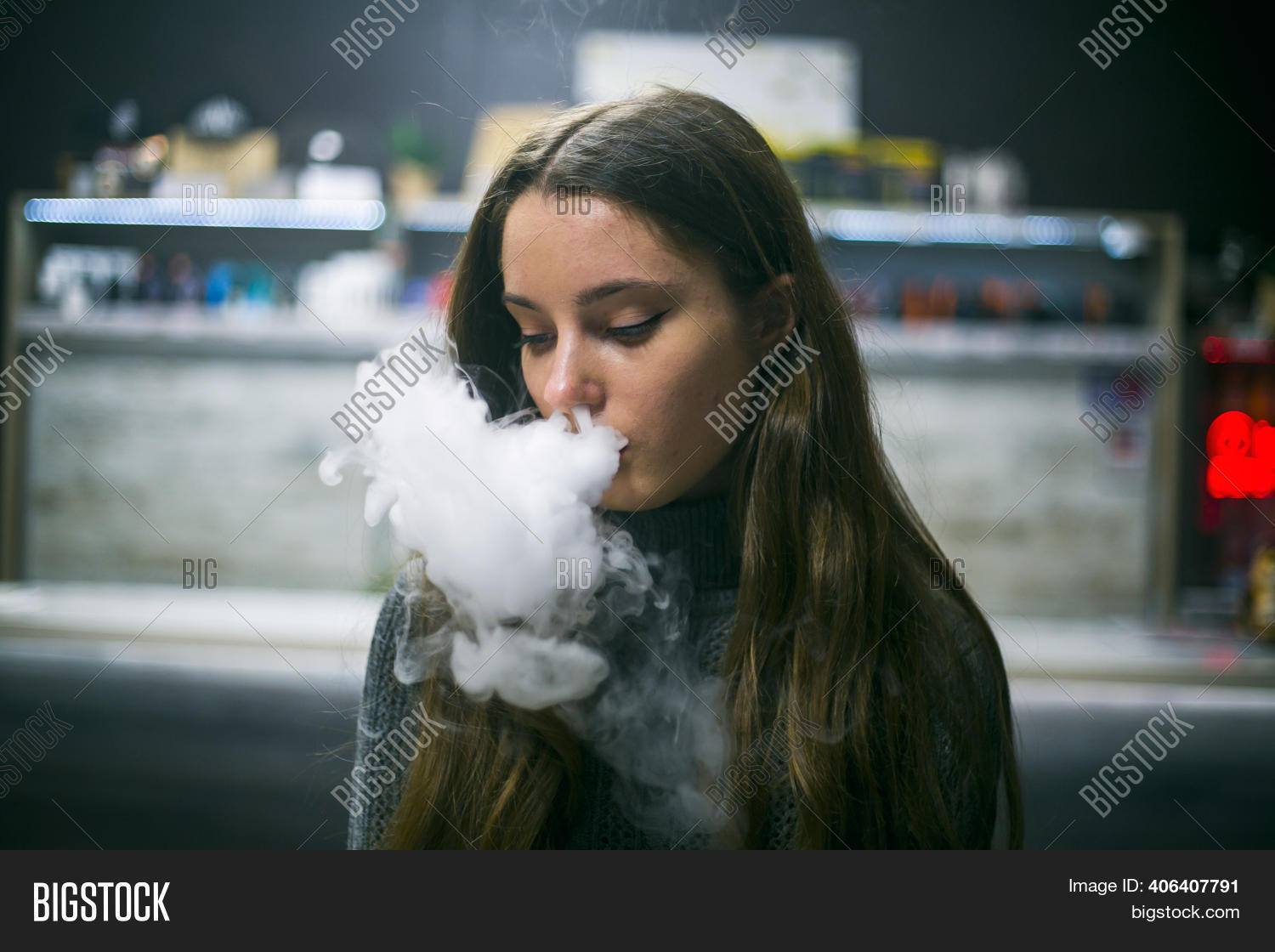 Vaping Teenager. Young Image & Photo (Free Trial) | Bigstock