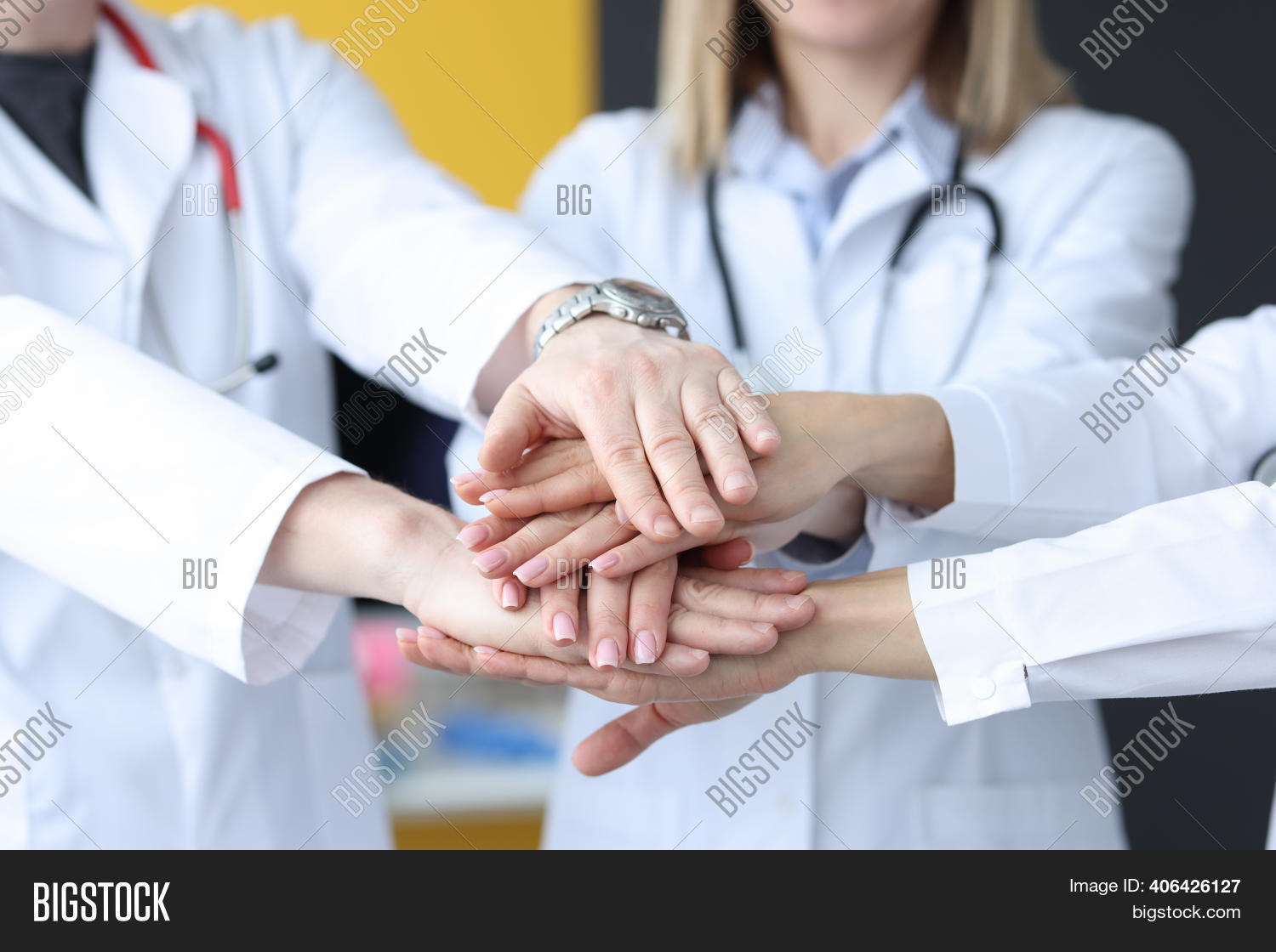 Group Doctors Putting Image & Photo (Free Trial) | Bigstock