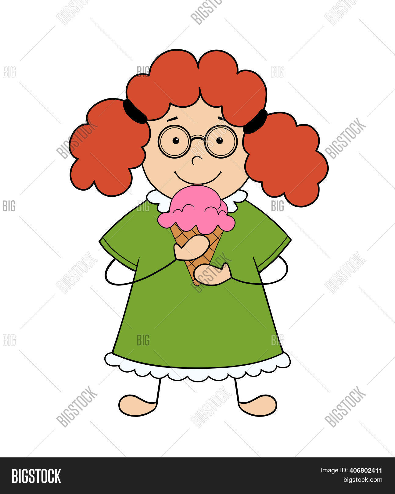 Cartoon Girl Licking Image & Photo (Free Trial) | Bigstock