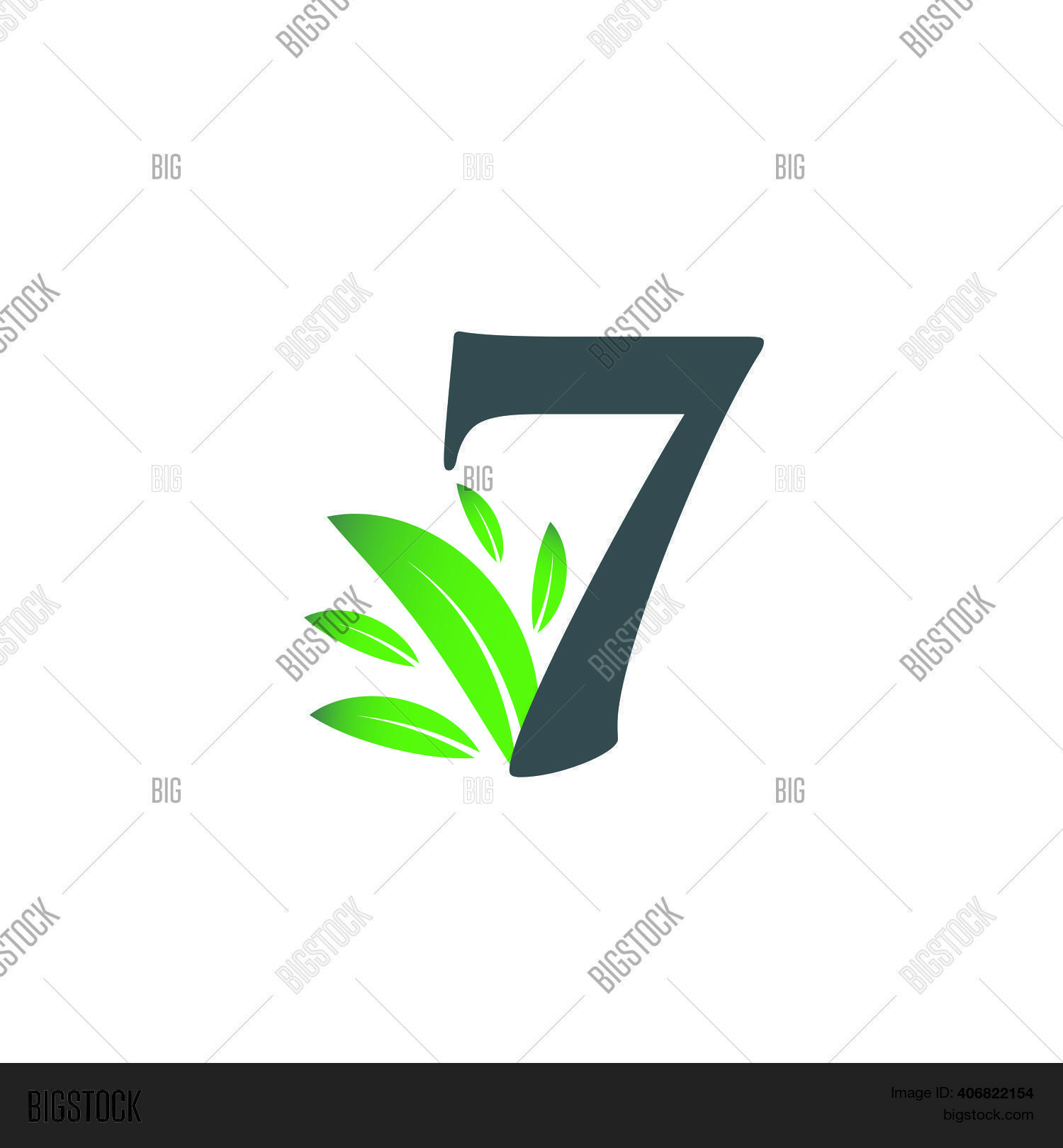 Number Seven Logo Vector & Photo (Free Trial) | Bigstock