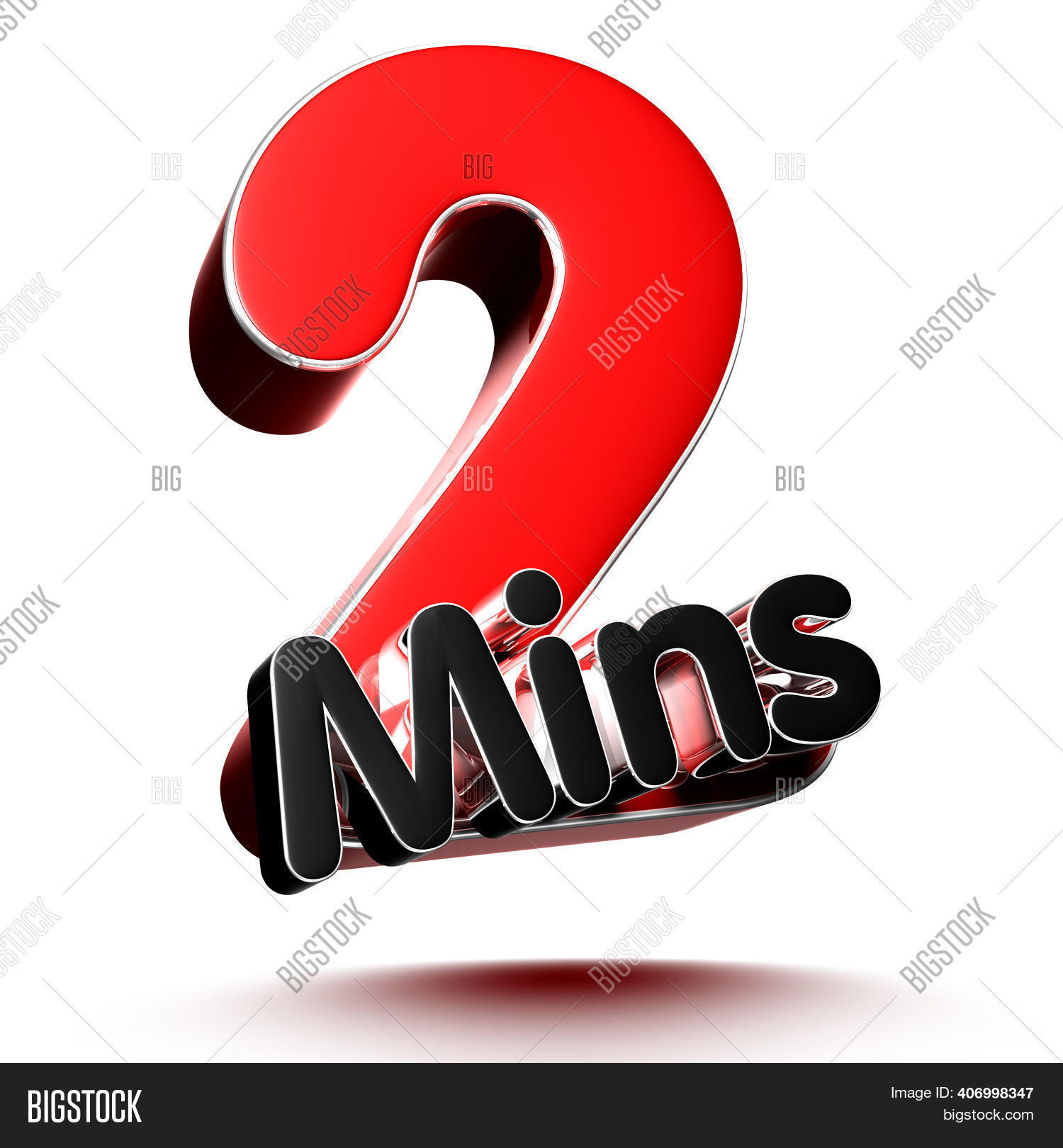 2 Mins Isolated On Image & Photo (Free Trial) | Bigstock