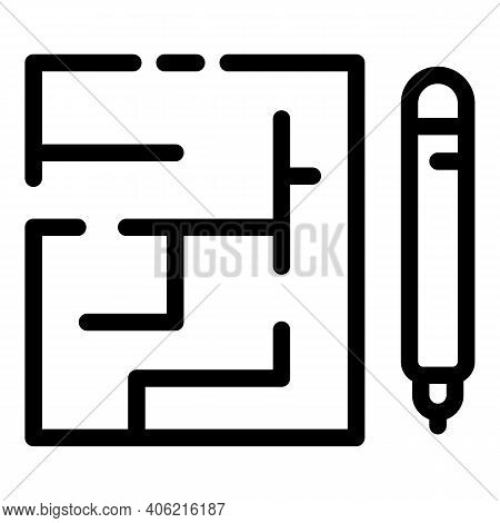 Building Plan Icon. Vector & Photo (Free Trial) | Bigstock