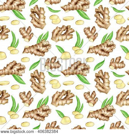 Ginger Root Seamless Image & Photo (Free Trial) | Bigstock