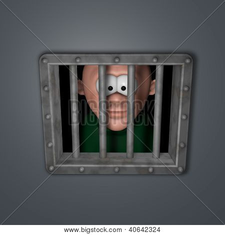 Cartoon Guy Prison Image & Photo (Free Trial) | Bigstock