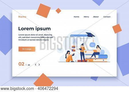 Happy Women Learning Vector & Photo (Free Trial) | Bigstock
