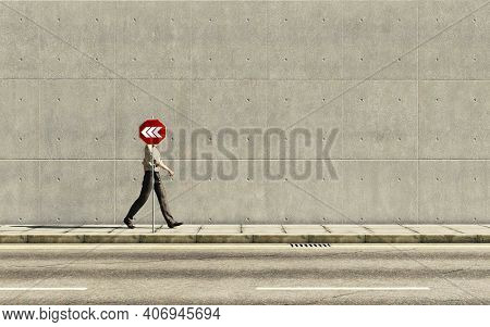 Man Walking Opposite Image & Photo (Free Trial) | Bigstock