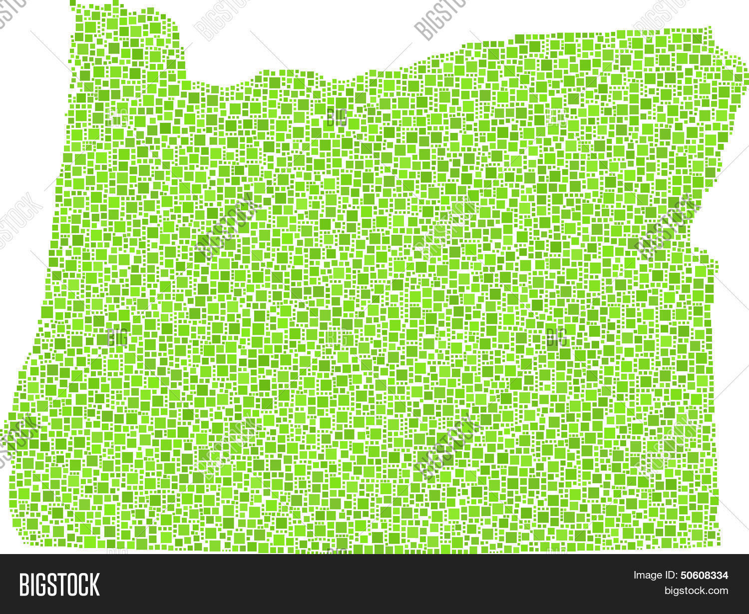 Isolated Map Oregon Vector & Photo (Free Trial) | Bigstock