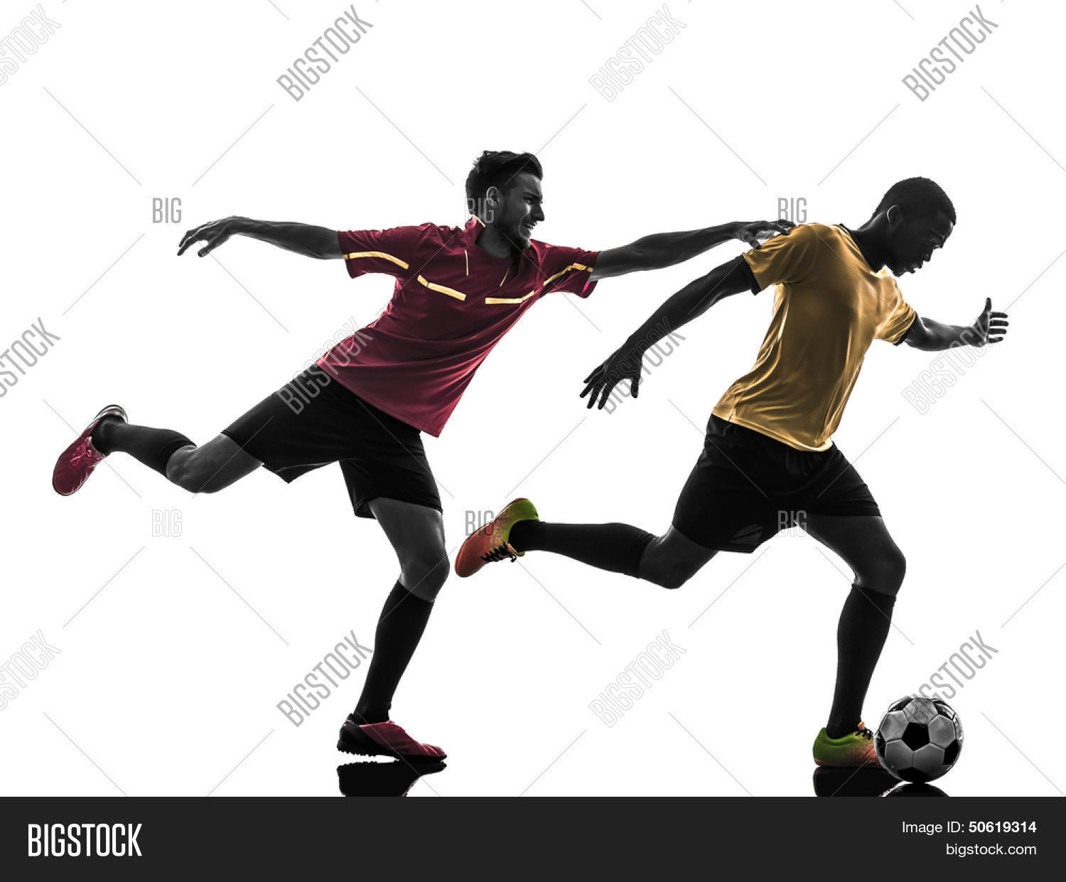 Two Men Soccer Player Image & Photo (Free Trial) | Bigstock