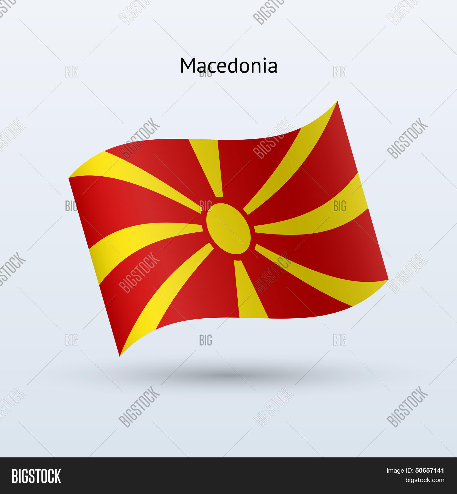Macedonia Flag Waving Vector & Photo (Free Trial) | Bigstock