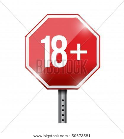 Over 18 Sign Images, Illustrations & Vectors (Free) - Bigstock