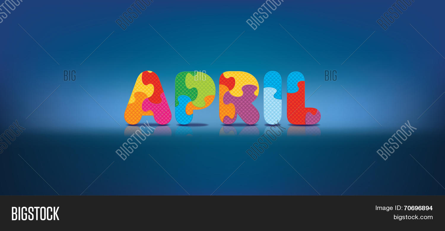 APRIL Written Vector & Photo (Free Trial) | Bigstock