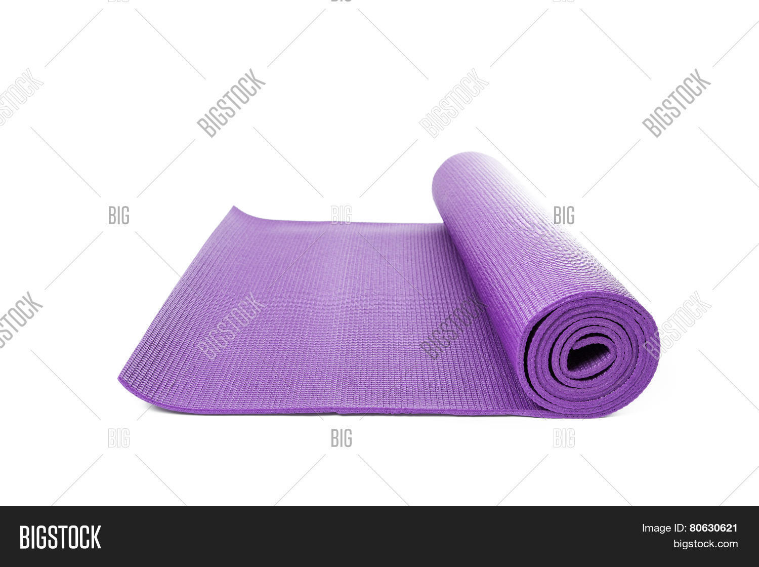 Close Purple Yoga Mat Image & Photo (Free Trial) | Bigstock