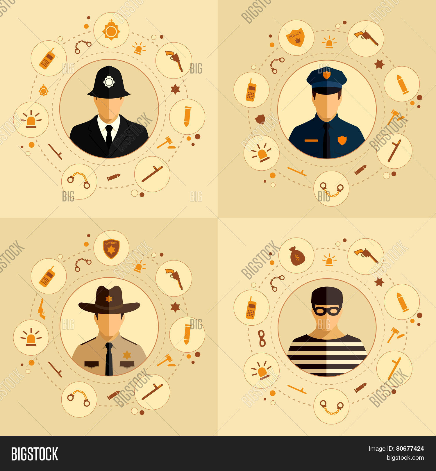 Security Icon, Police Vector & Photo (Free Trial) | Bigstock