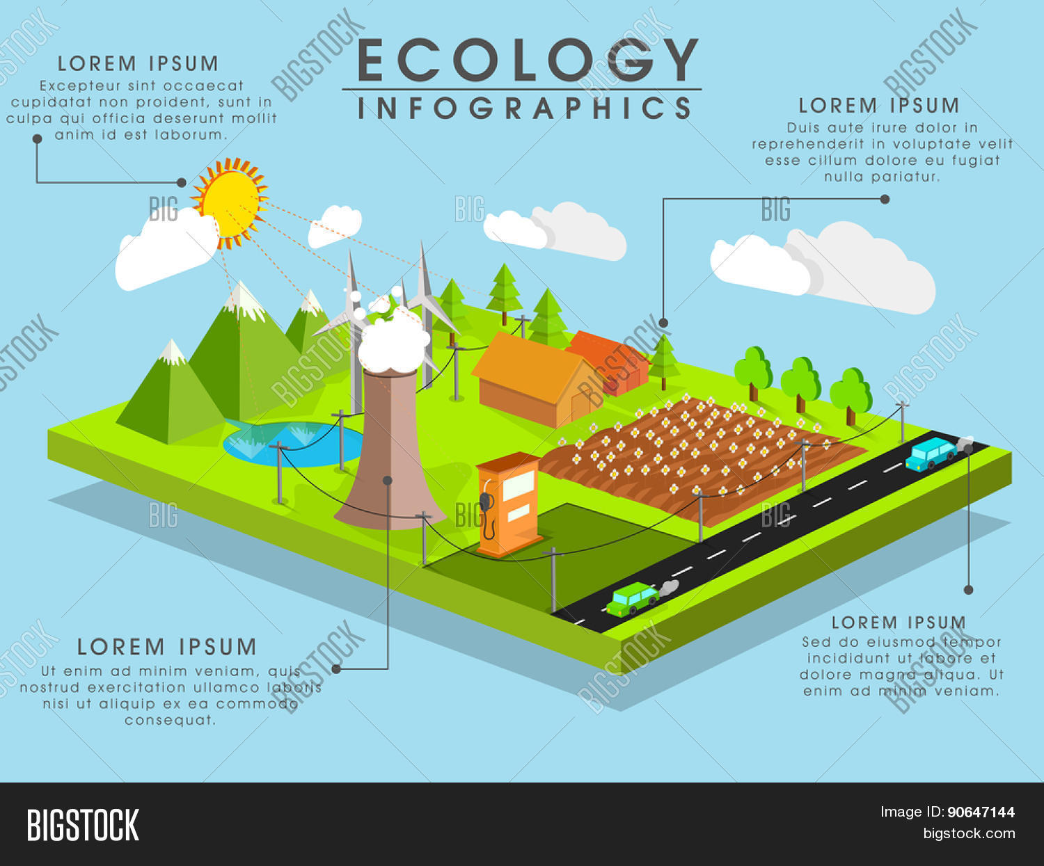 Ecology Concept 3D Vector & Photo (Free Trial) | Bigstock