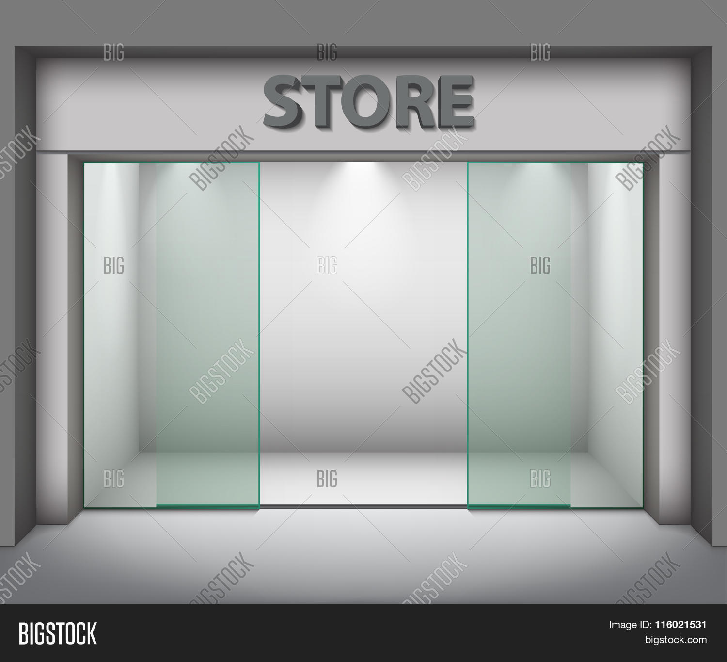 Modern Empty Store Vector & Photo (Free Trial) | Bigstock