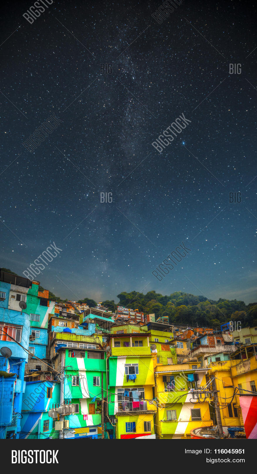Favela Night Image & Photo (Free Trial) | Bigstock
