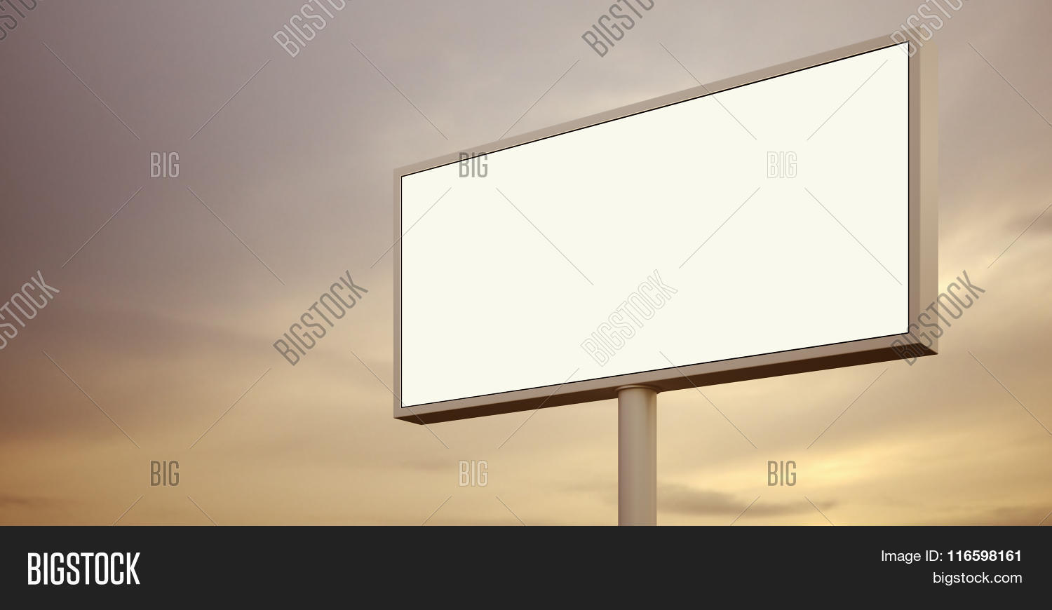 Blank Billboard Sign Image & Photo (Free Trial) | Bigstock