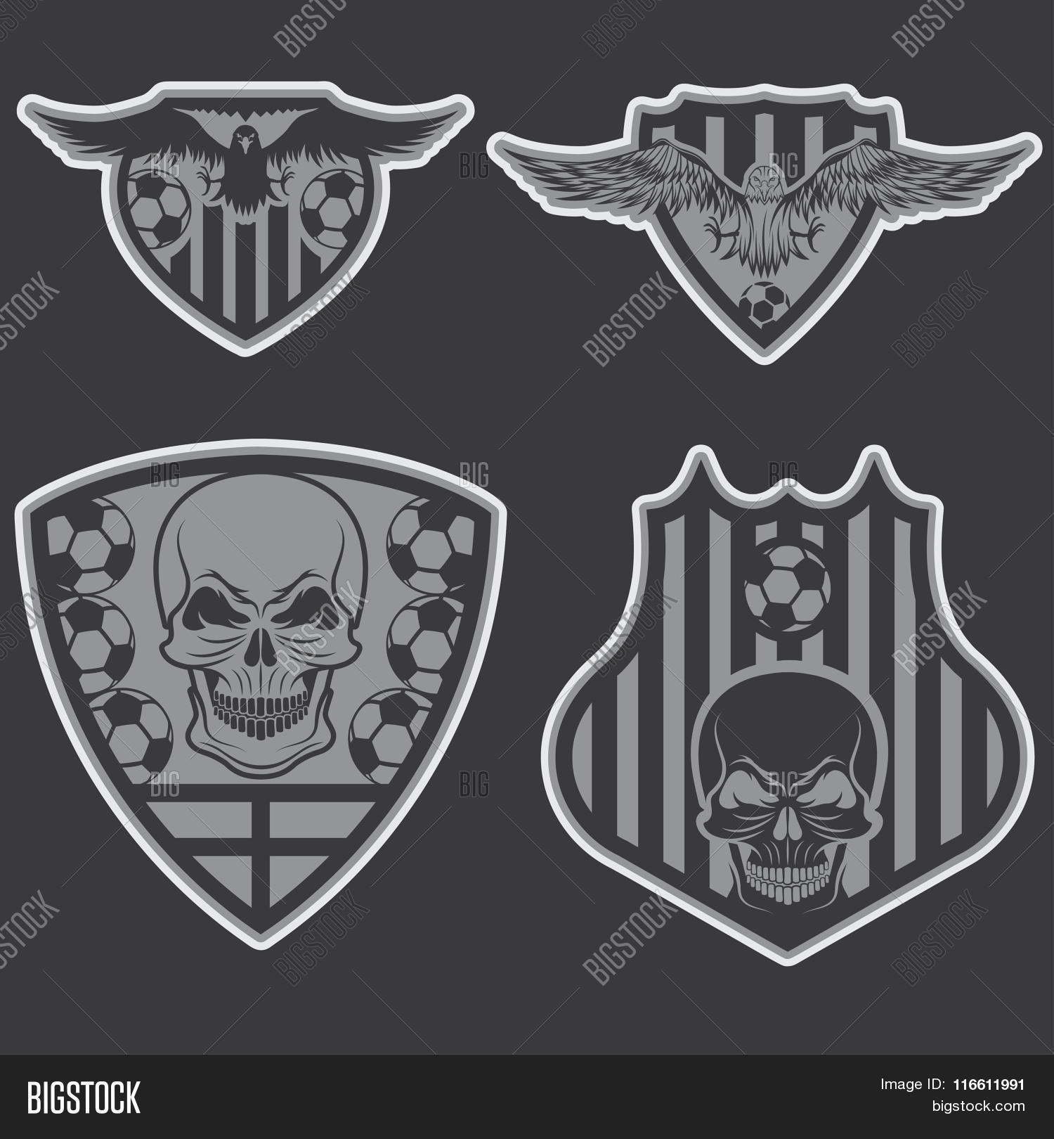 Football Team Crests Vector & Photo (Free Trial) | Bigstock