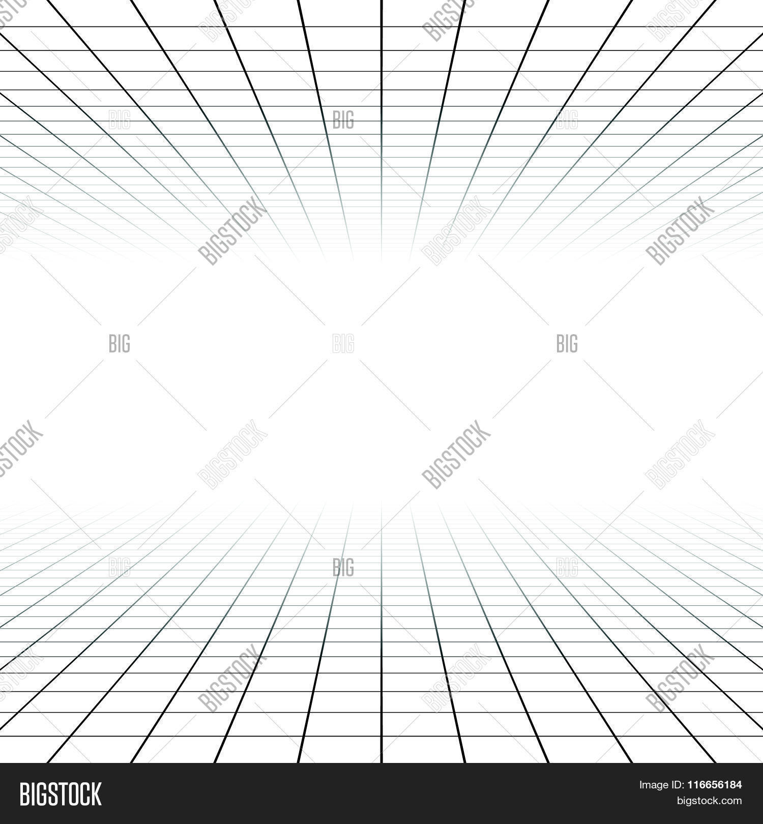 Fading Vanishing Grid Vector & Photo (Free Trial) | Bigstock