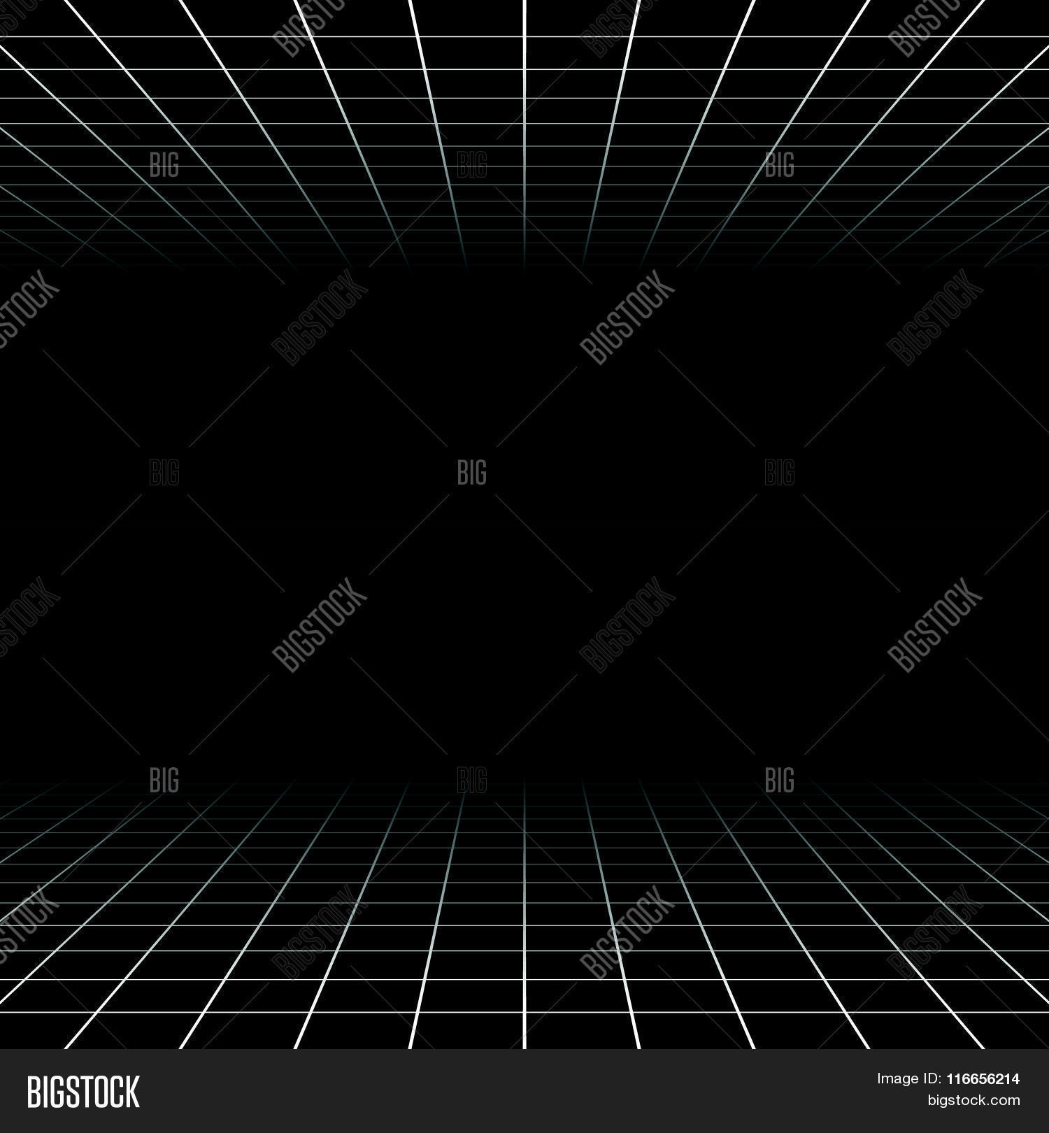 Fading Vanishing Grid Vector & Photo (Free Trial) | Bigstock