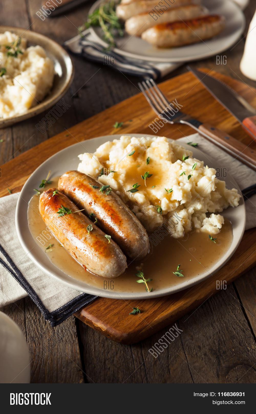 Imagen y foto Homemade Bangers (prueba gratis) | Bigstock