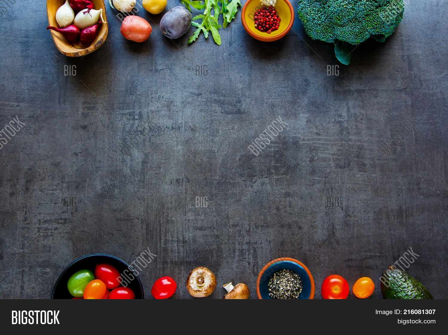 Flat-lay Ingredients Image & Photo (Free Trial) | Bigstock