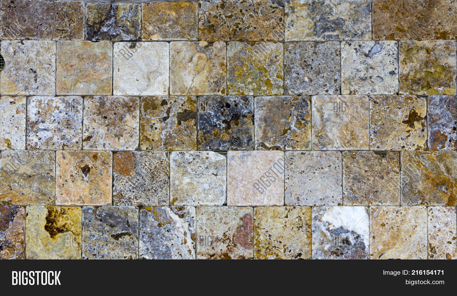 Facing Tile Travertine Image & Photo (Free Trial) | Bigstock