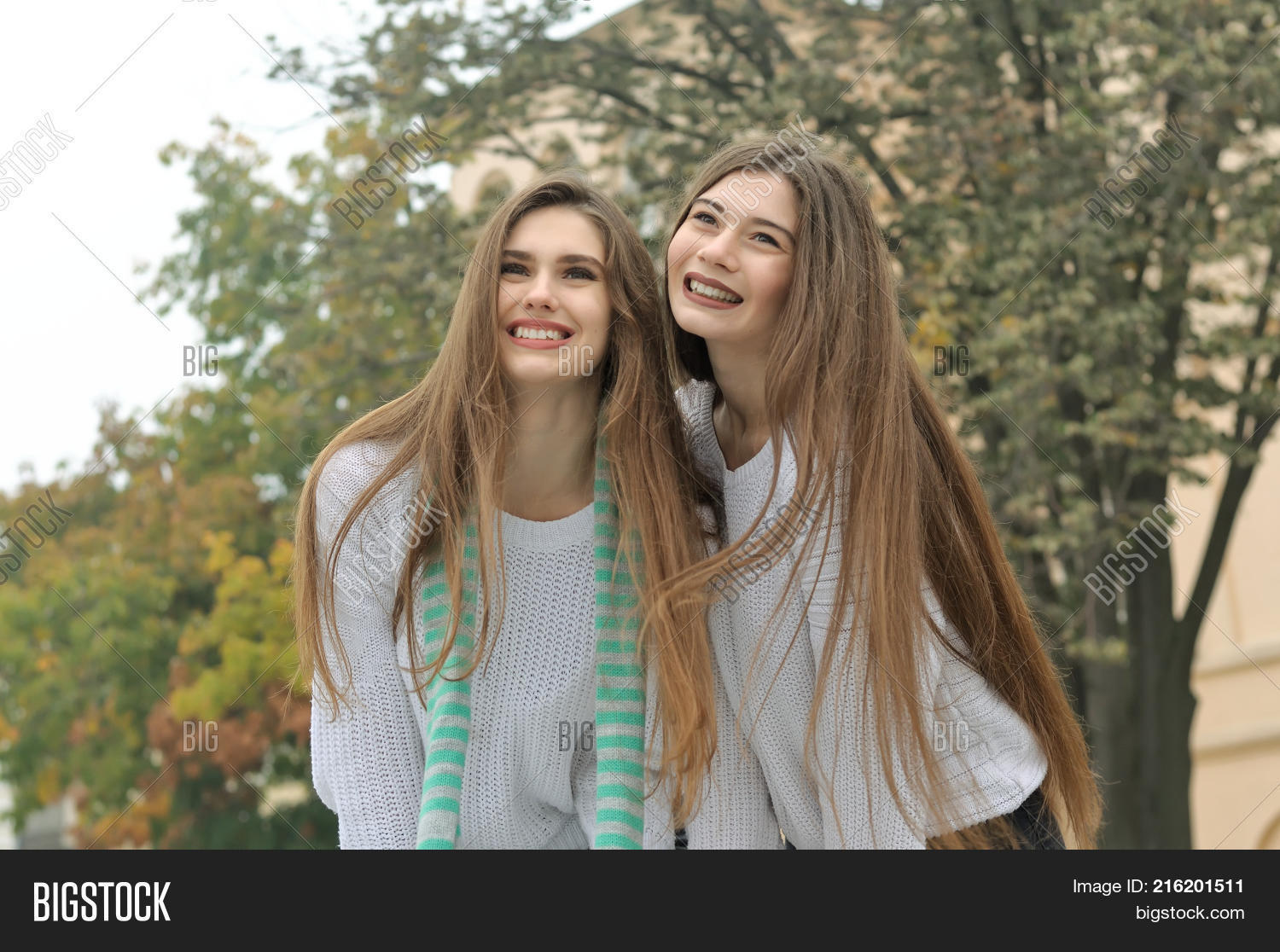 Portrait Two Girls Who Image & Photo (Free Trial) | Bigstock