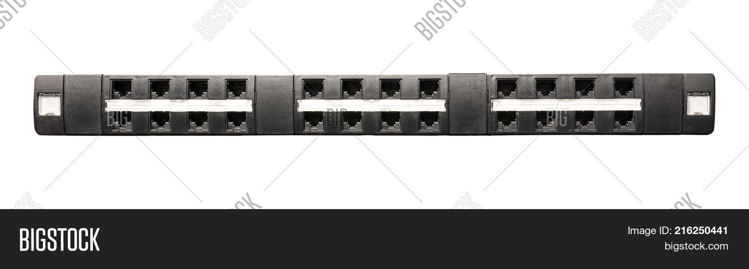 Patch Panel 24 Ports Image & Photo (Free Trial) | Bigstock