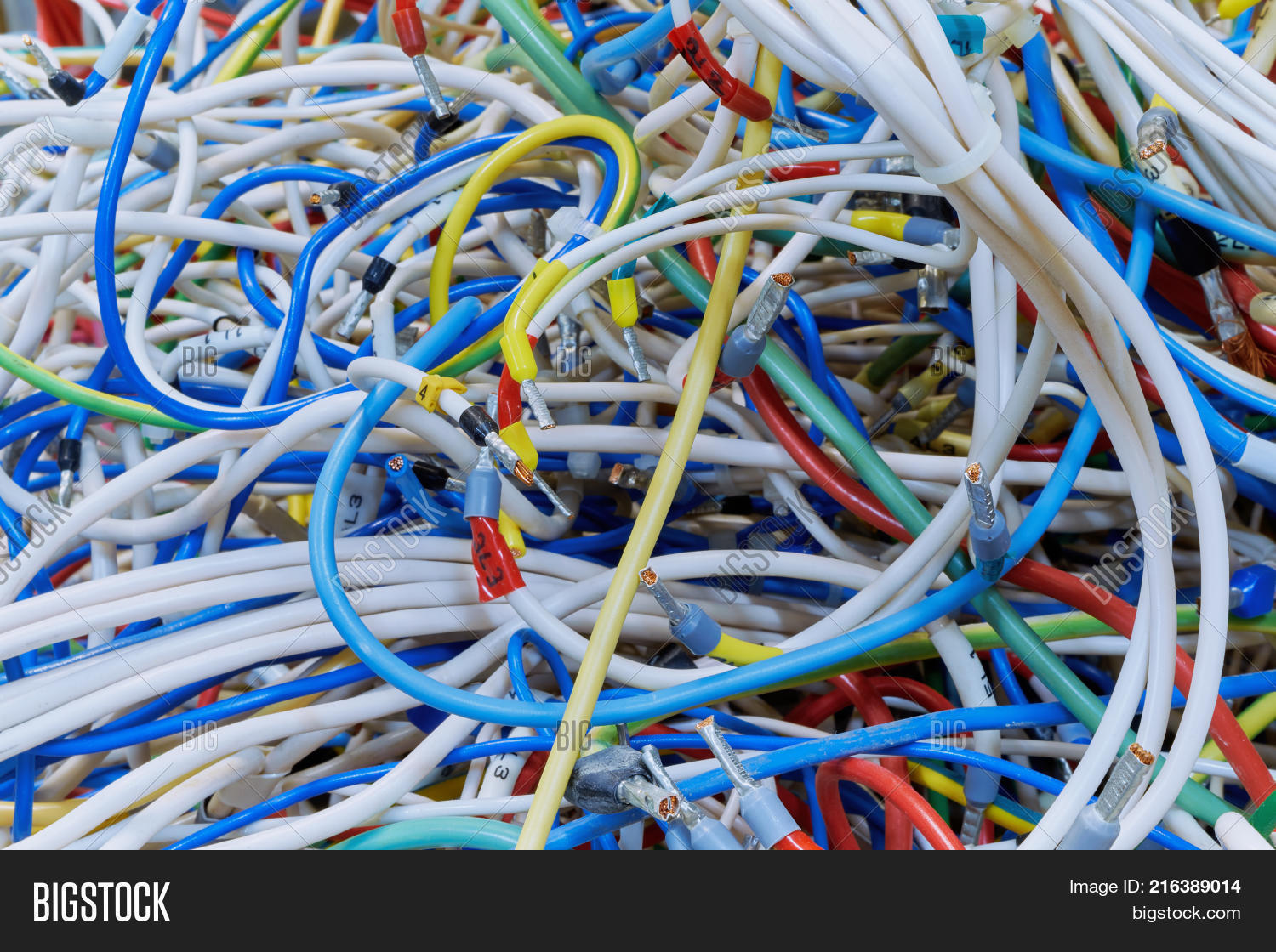 Bunch Electric Wires Image & Photo (Free Trial) | Bigstock