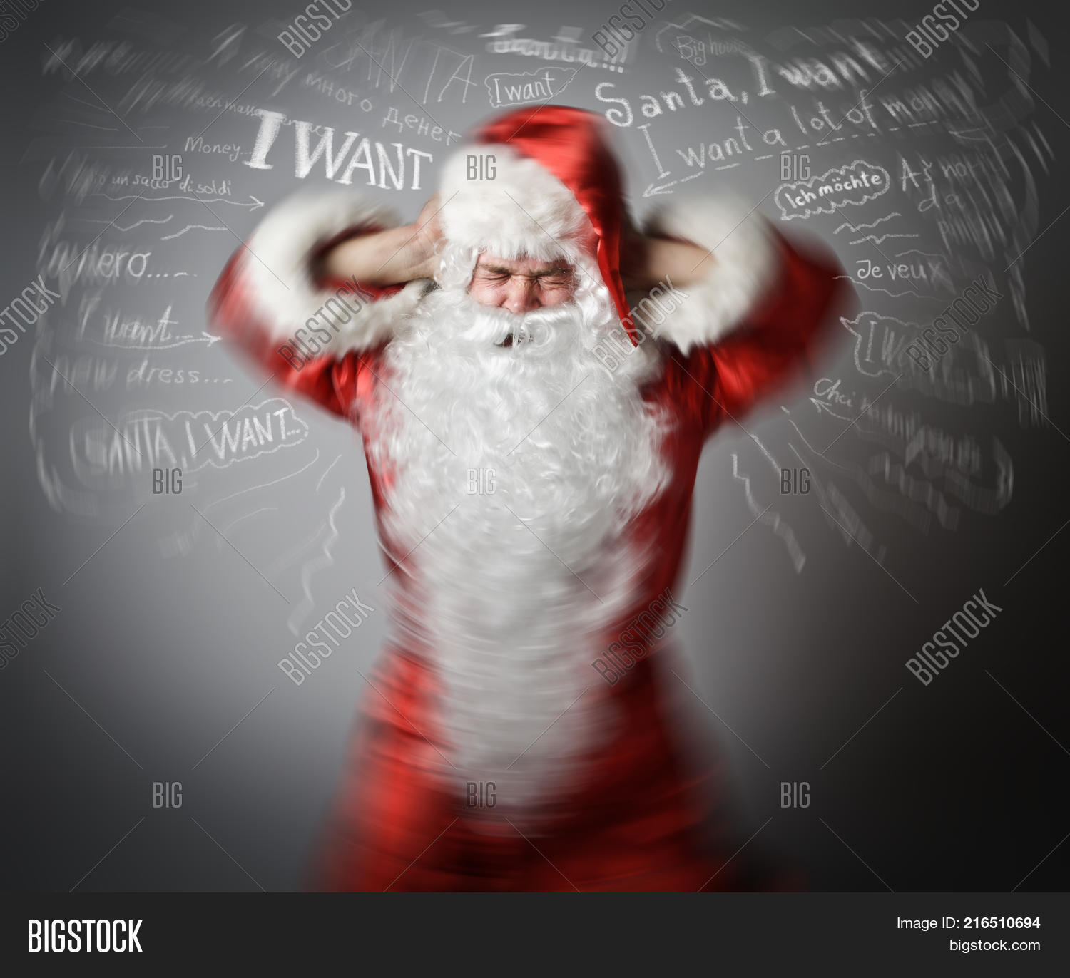 Frustrated Santa Claus Image & Photo (Free Trial) | Bigstock