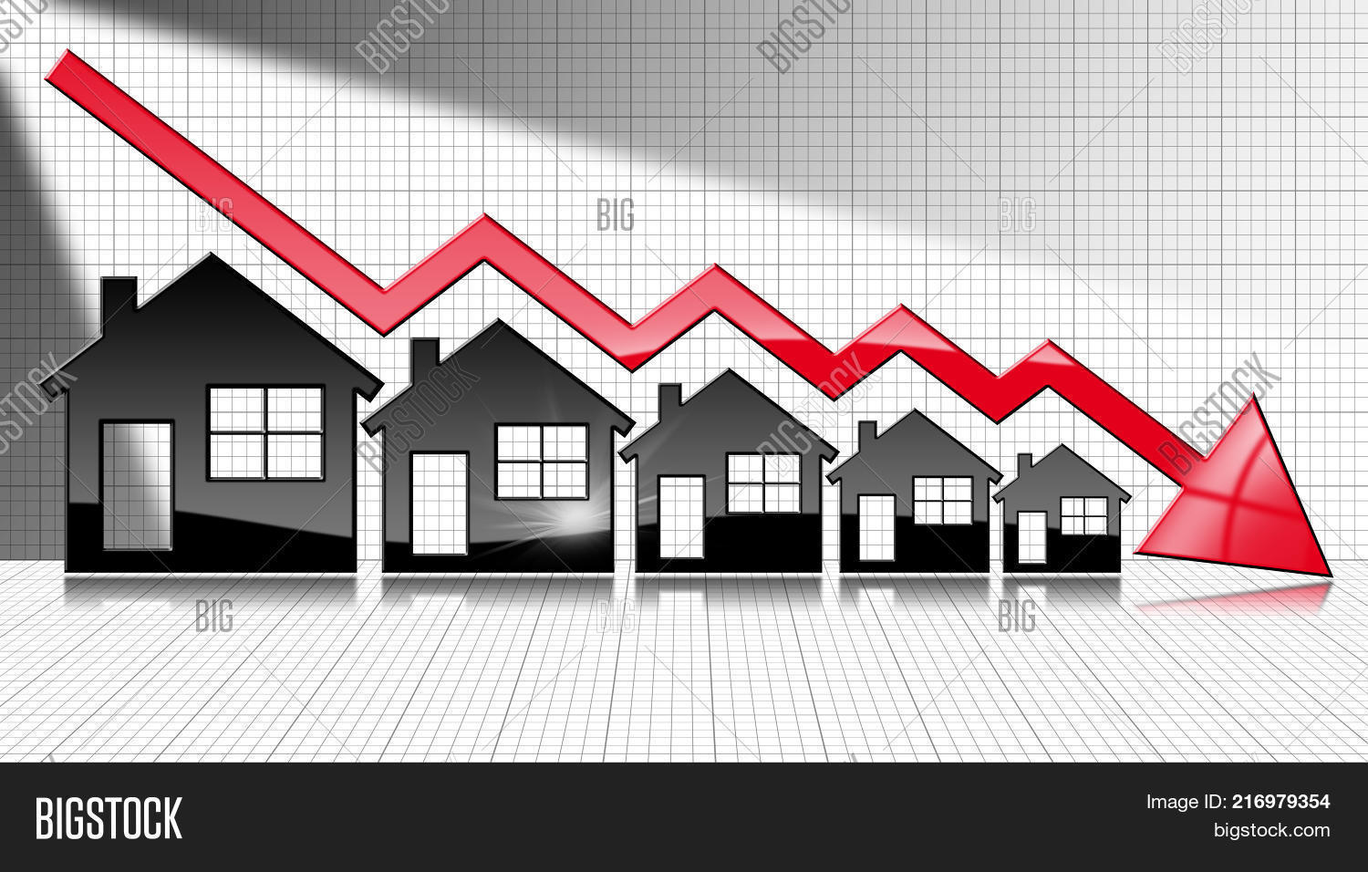 Decreasing Real Estate Image & Photo (Free Trial) | Bigstock